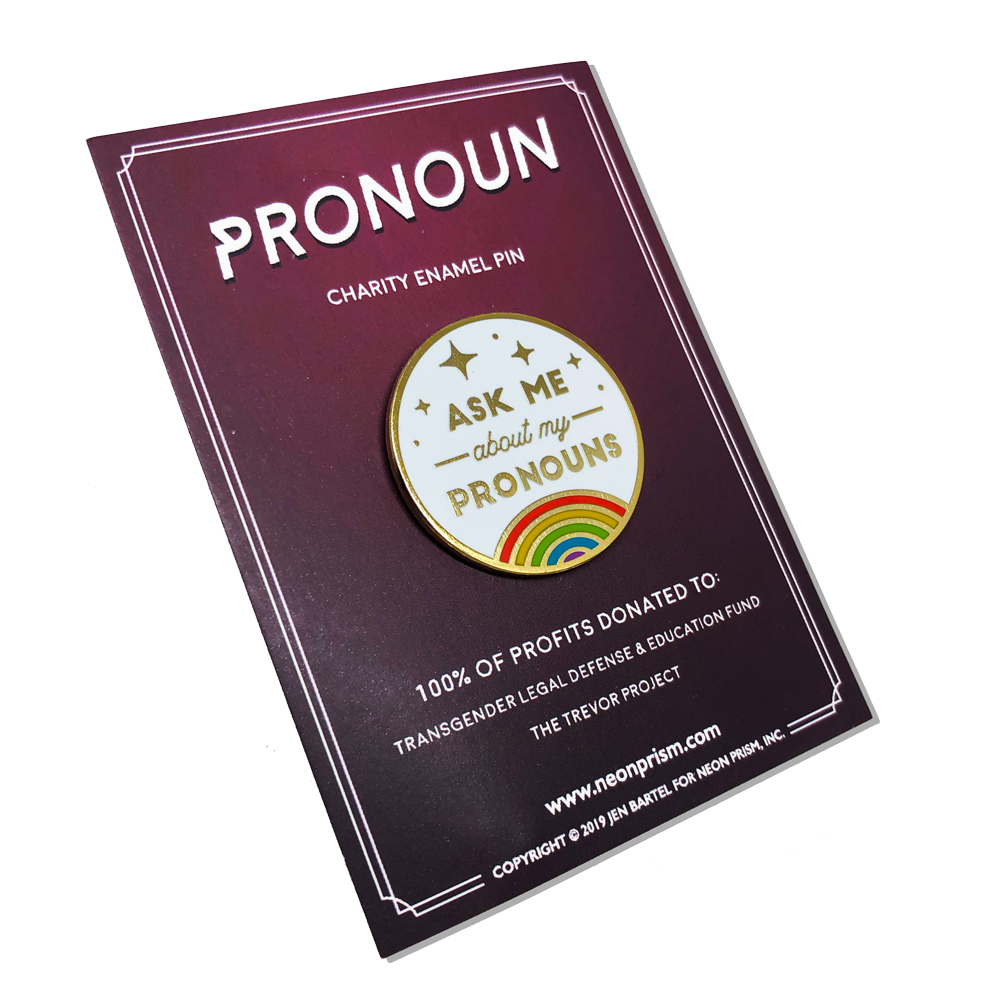 Pronoun Pin – Jen Bartel